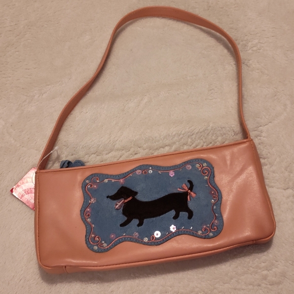 Target | Bags | Nwt 20 Target Pink Shoulder Bag With Dachshund Accent ...